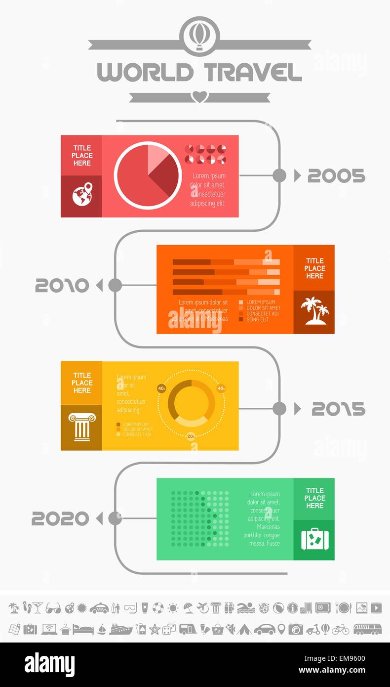 Travel Infographic Template Stock Vector Image & Art - Alamy
