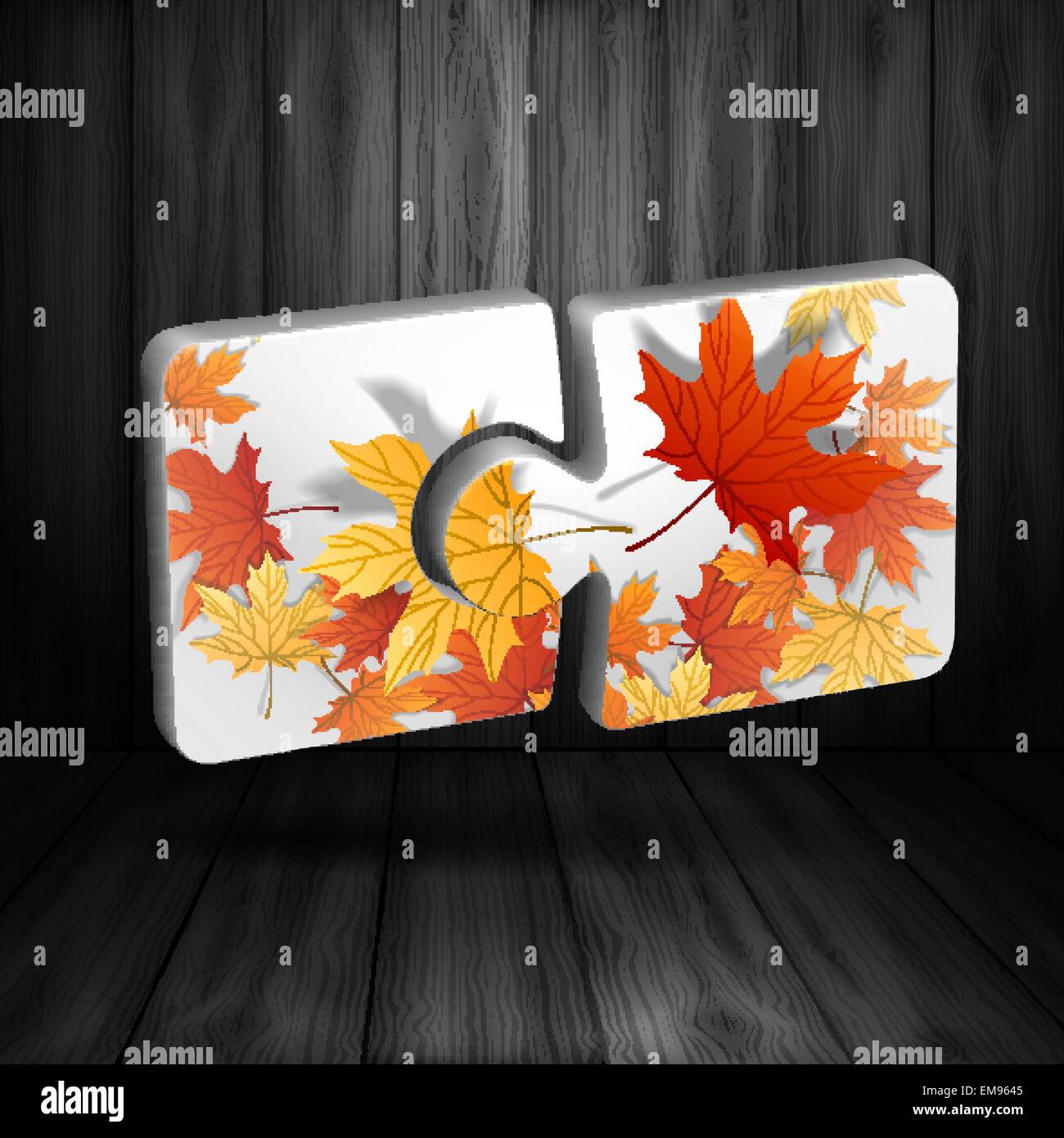 Modern Puzzle Template Stock Vector Image & Art - Alamy
