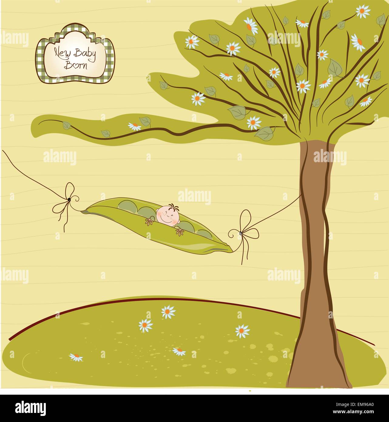 baby shower card Stock Vector Image & Art - Alamy