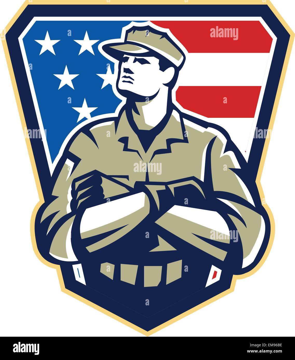 American military arms Stock Vector Images - Alamy