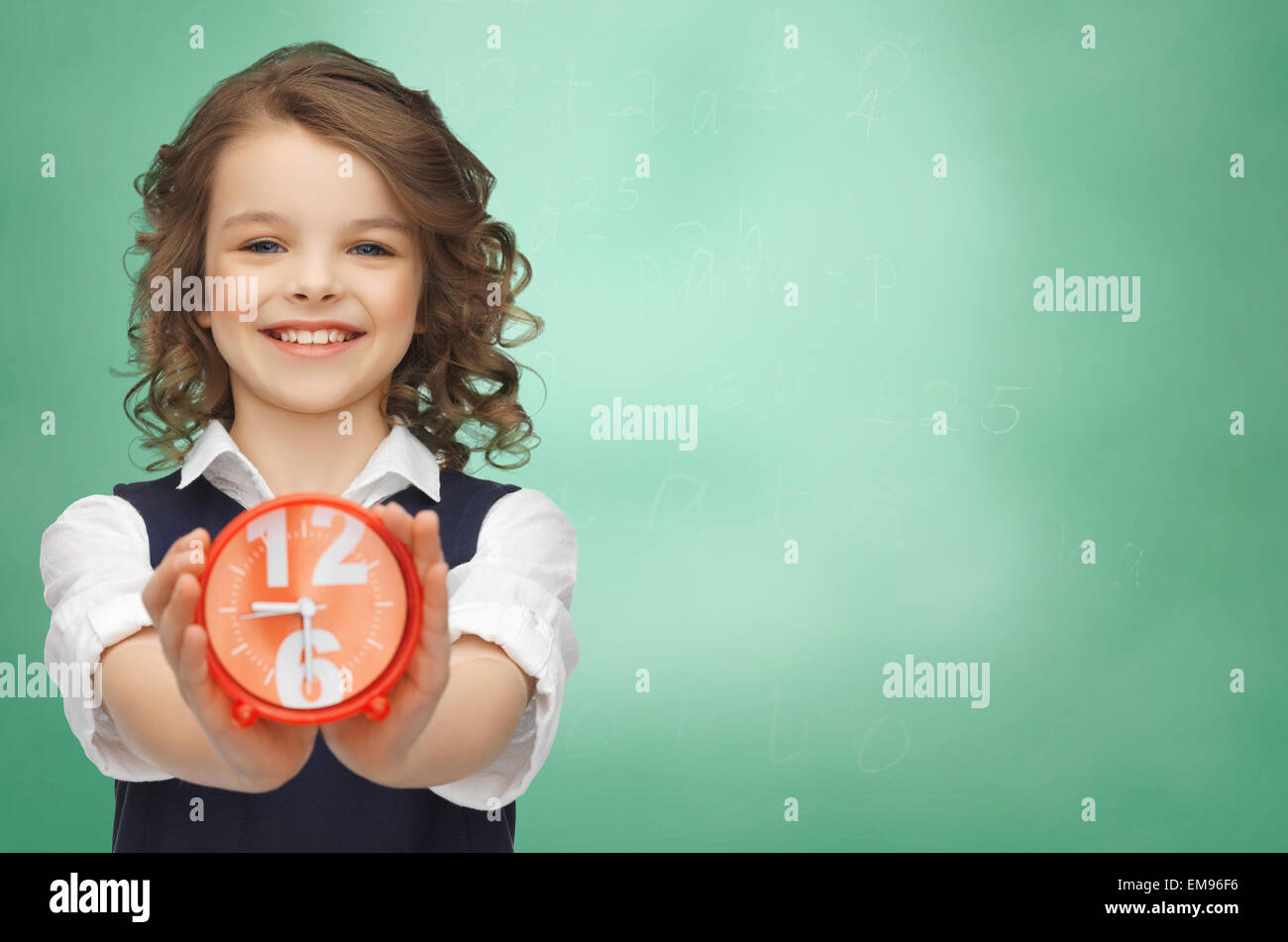 Girl clock hi-res stock photography and images - Alamy
