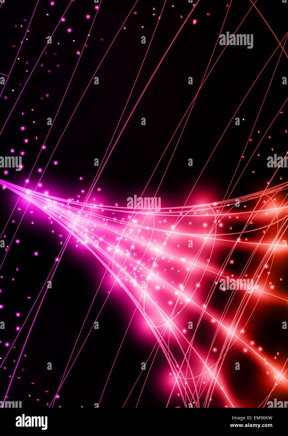 Neon Technology Background Stock Vector Image & Art - Alamy