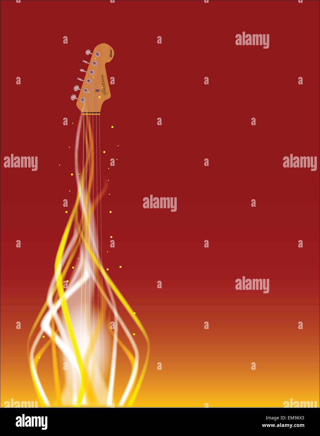 Burning fire in flames Stock Vector Images - Alamy