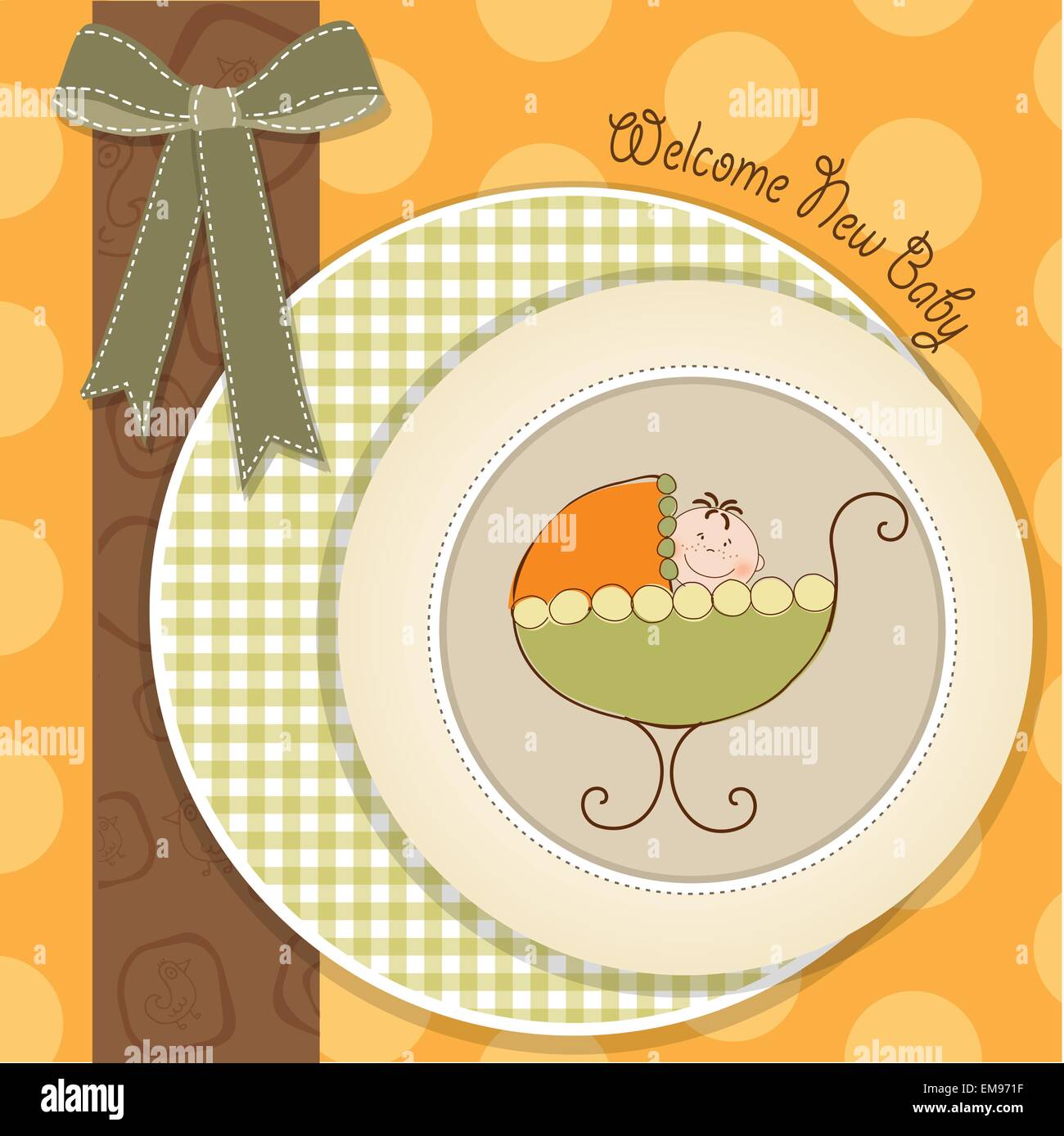 welcome new baby Stock Vector Image & Art - Alamy