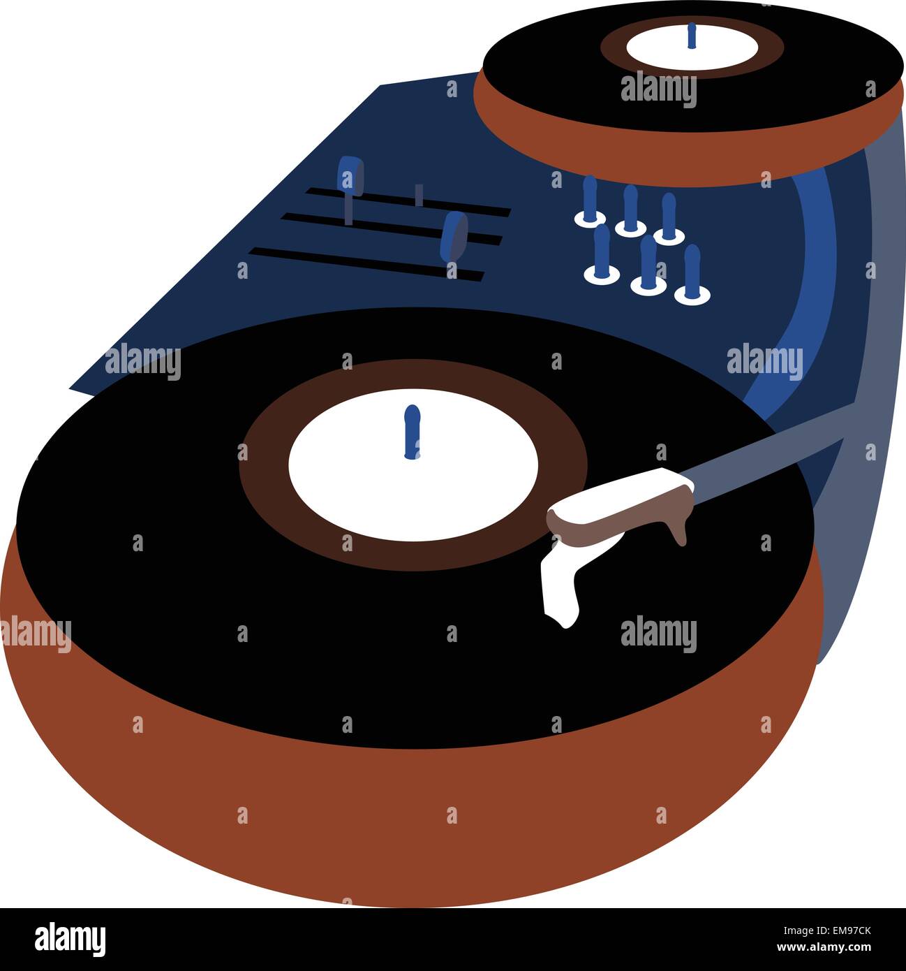 vector turntable DJ music party Stock Vector Image & Art - Alamy