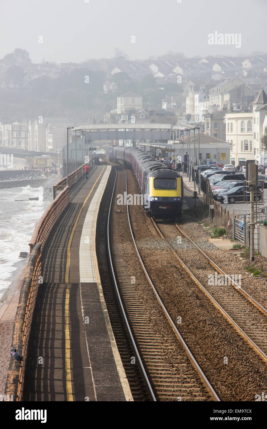 Dawlish, South Devon railway station Stock Photo - Alamy