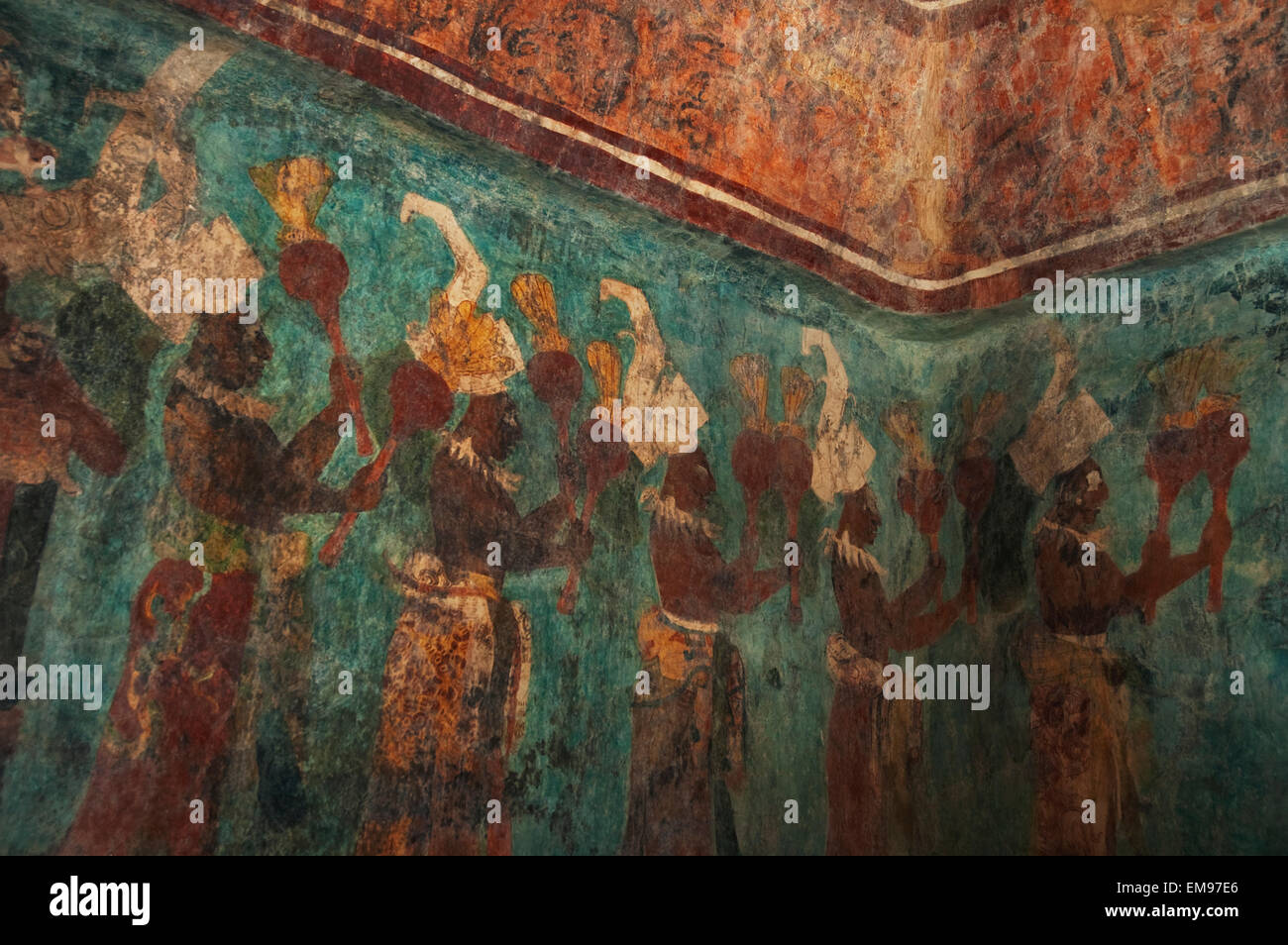 Bonampak painting maya hi-res stock photography and images - Alamy