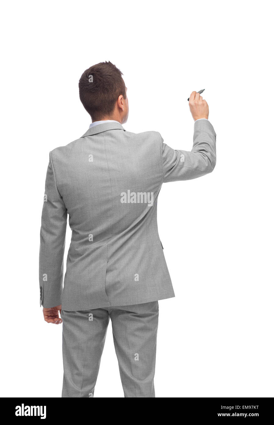 Businessman drawing writing hi-res stock photography and images - Alamy