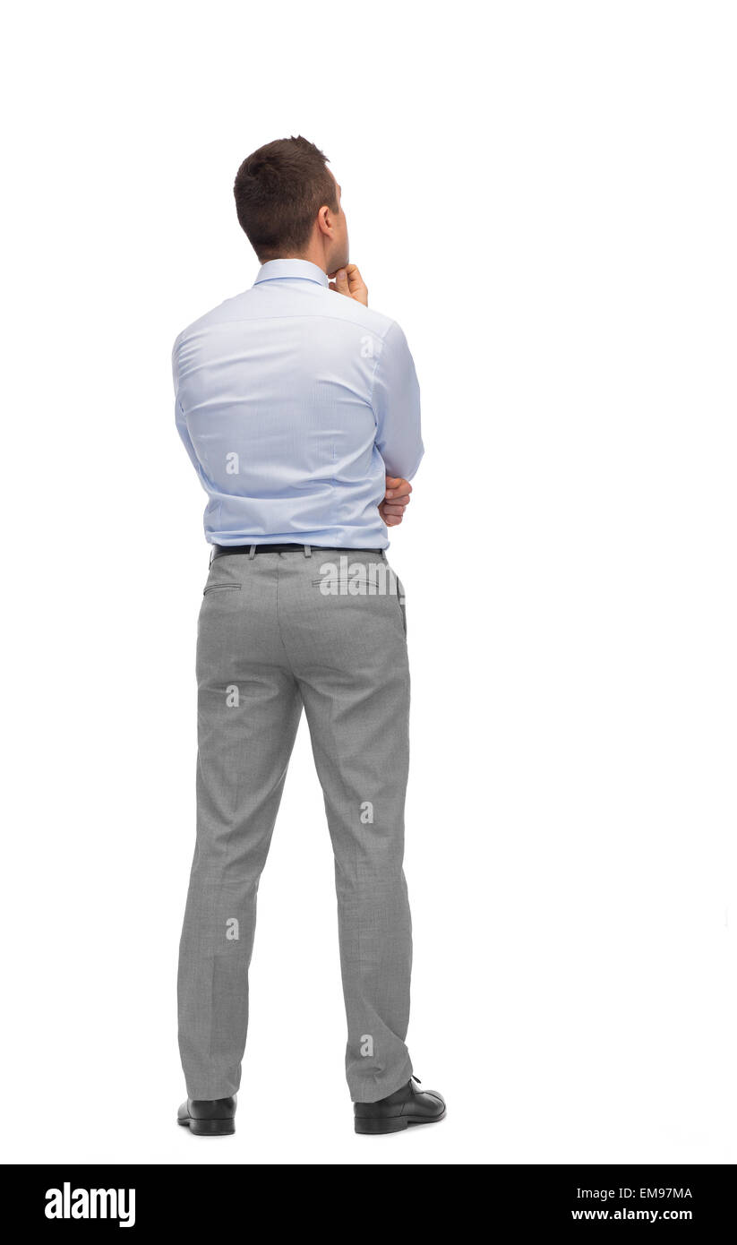 Man thinking confused Cut Out Stock Images & Pictures - Alamy