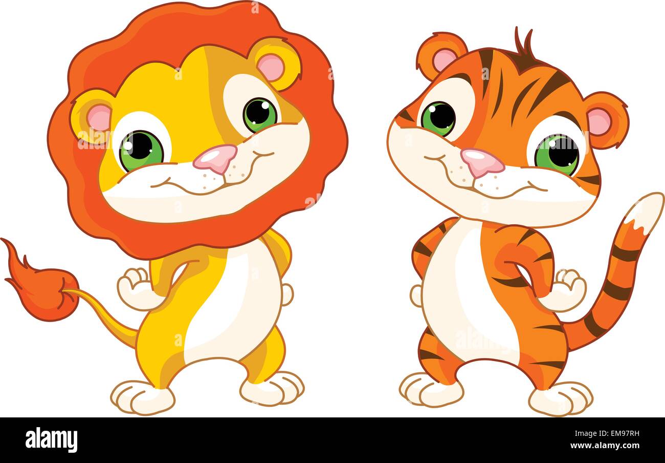 Cute animals characters Stock Vector Images - Alamy