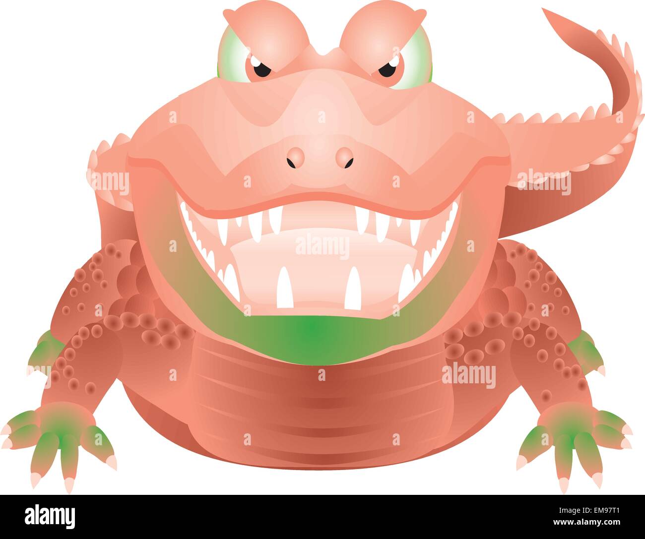 illustration of Cartoon crocodile vector Stock Vector Image & Art - Alamy