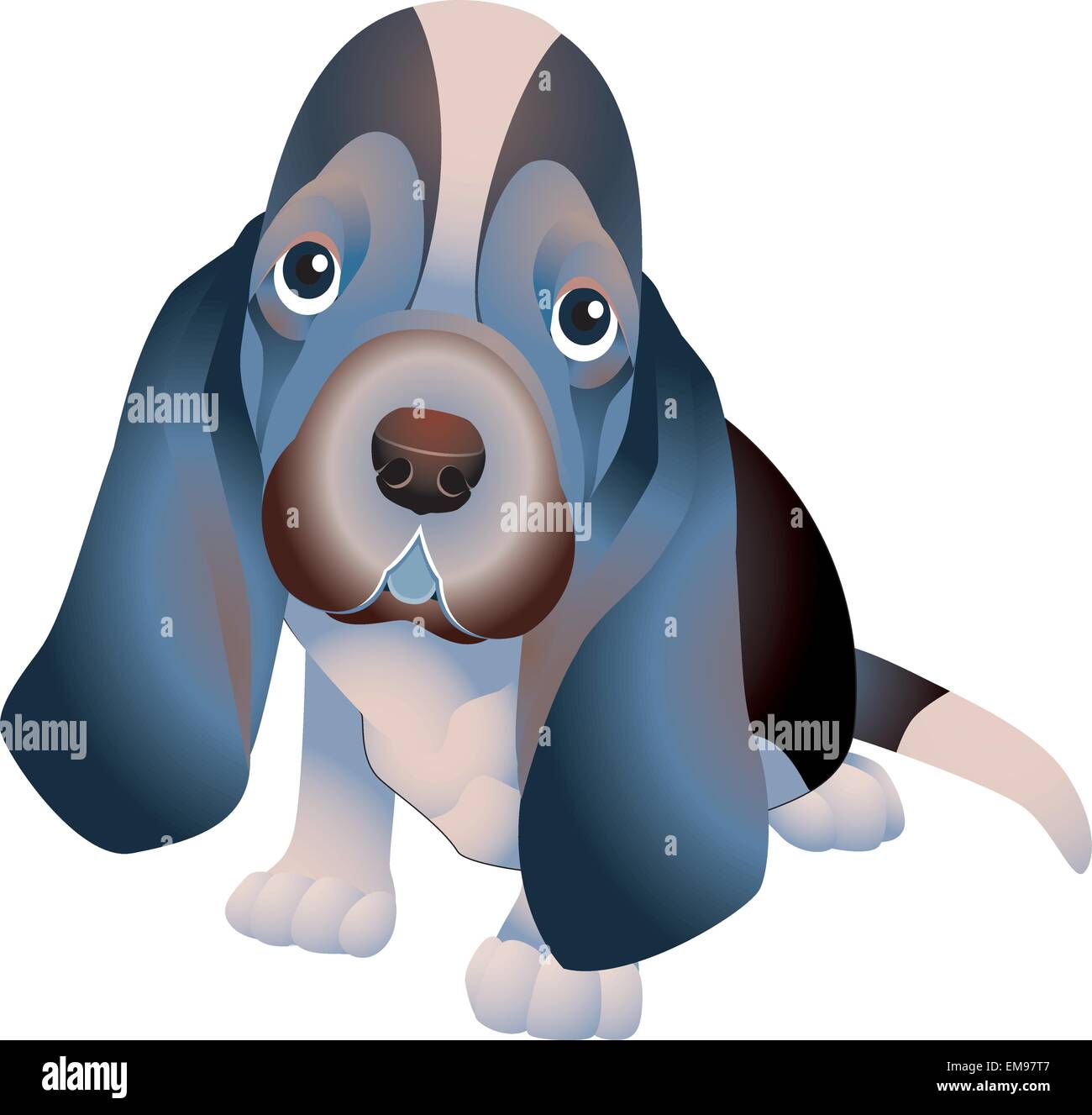 Vector illustration of Cartoon Dog Stock Vector Image & Art - Alamy