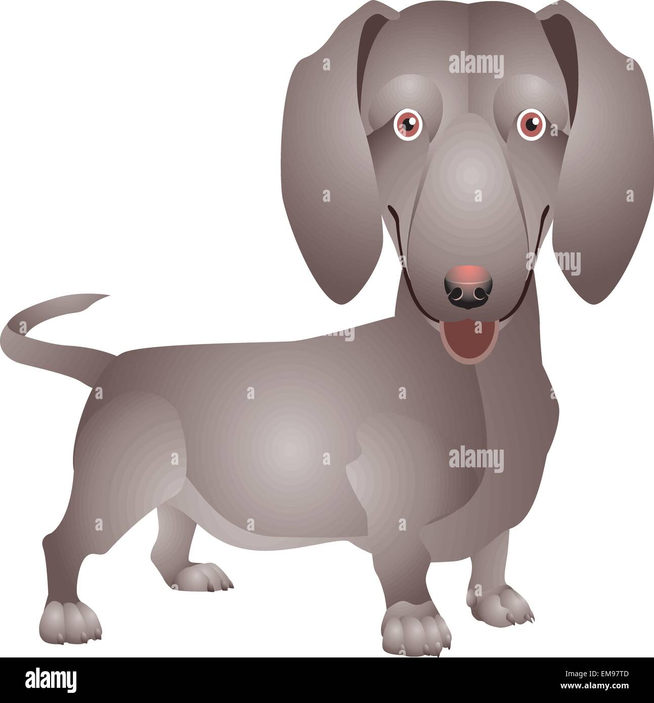 Vector illustration of Cartoon Dog Stock Vector Image & Art - Alamy