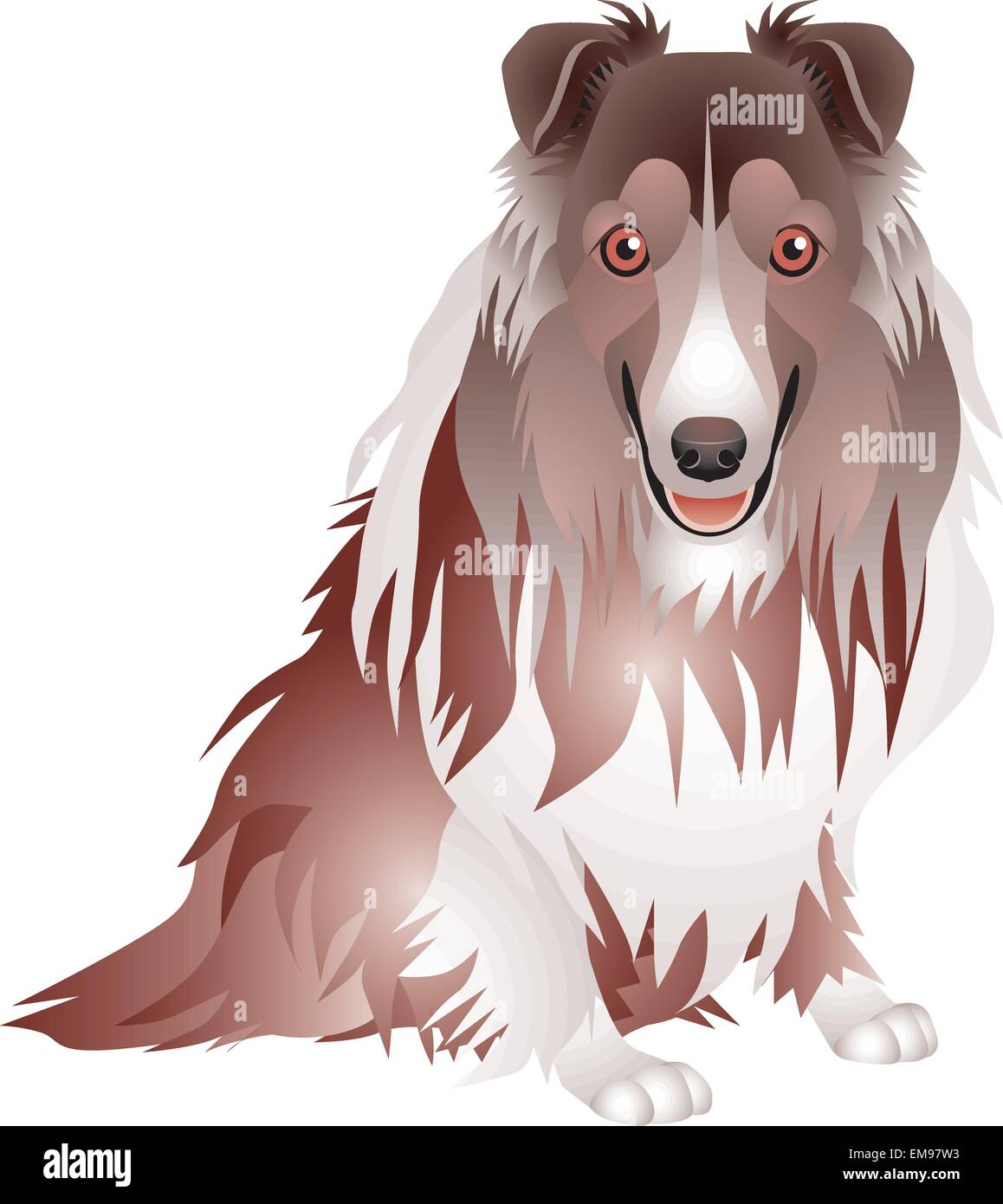 Vector illustration of Cartoon Dog Stock Vector Image & Art - Alamy