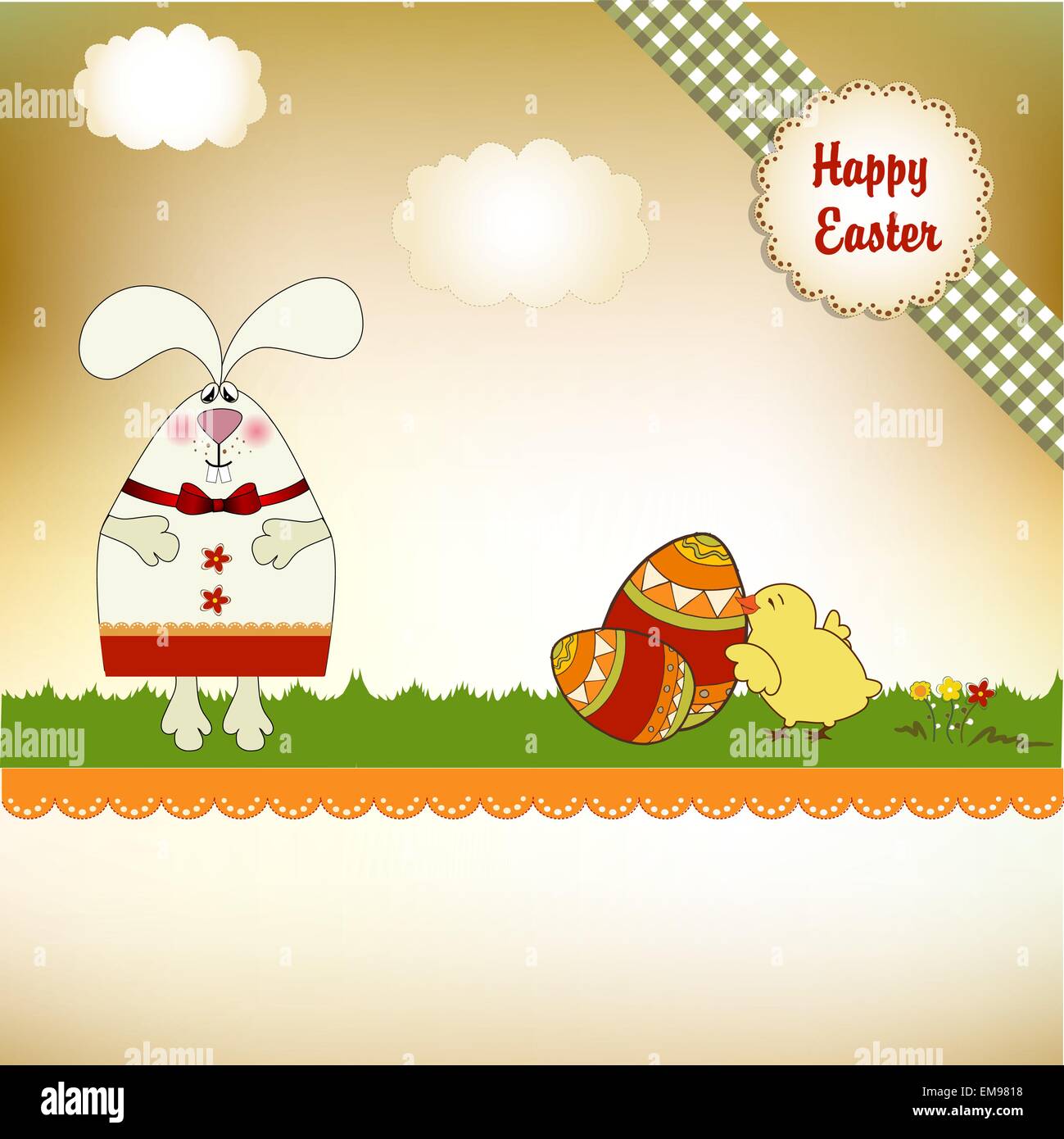 Easter bunny boy Stock Vector Images - Alamy