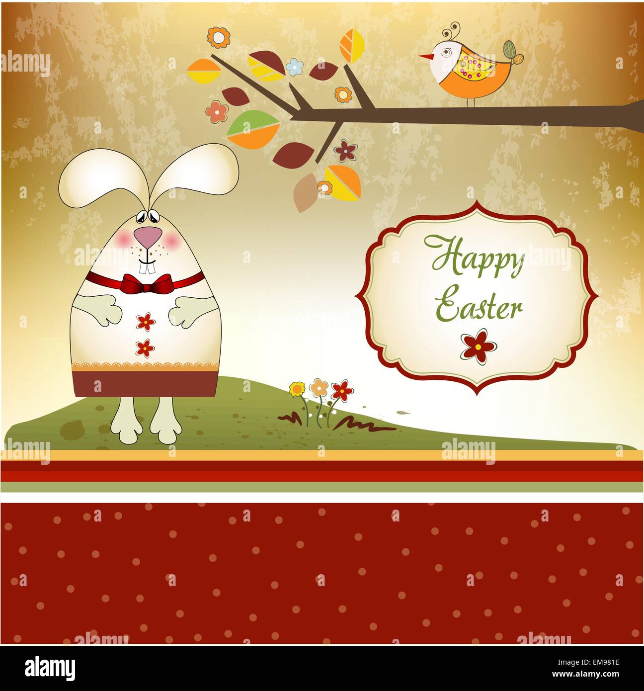 Easter bunny boy Stock Vector Images - Alamy