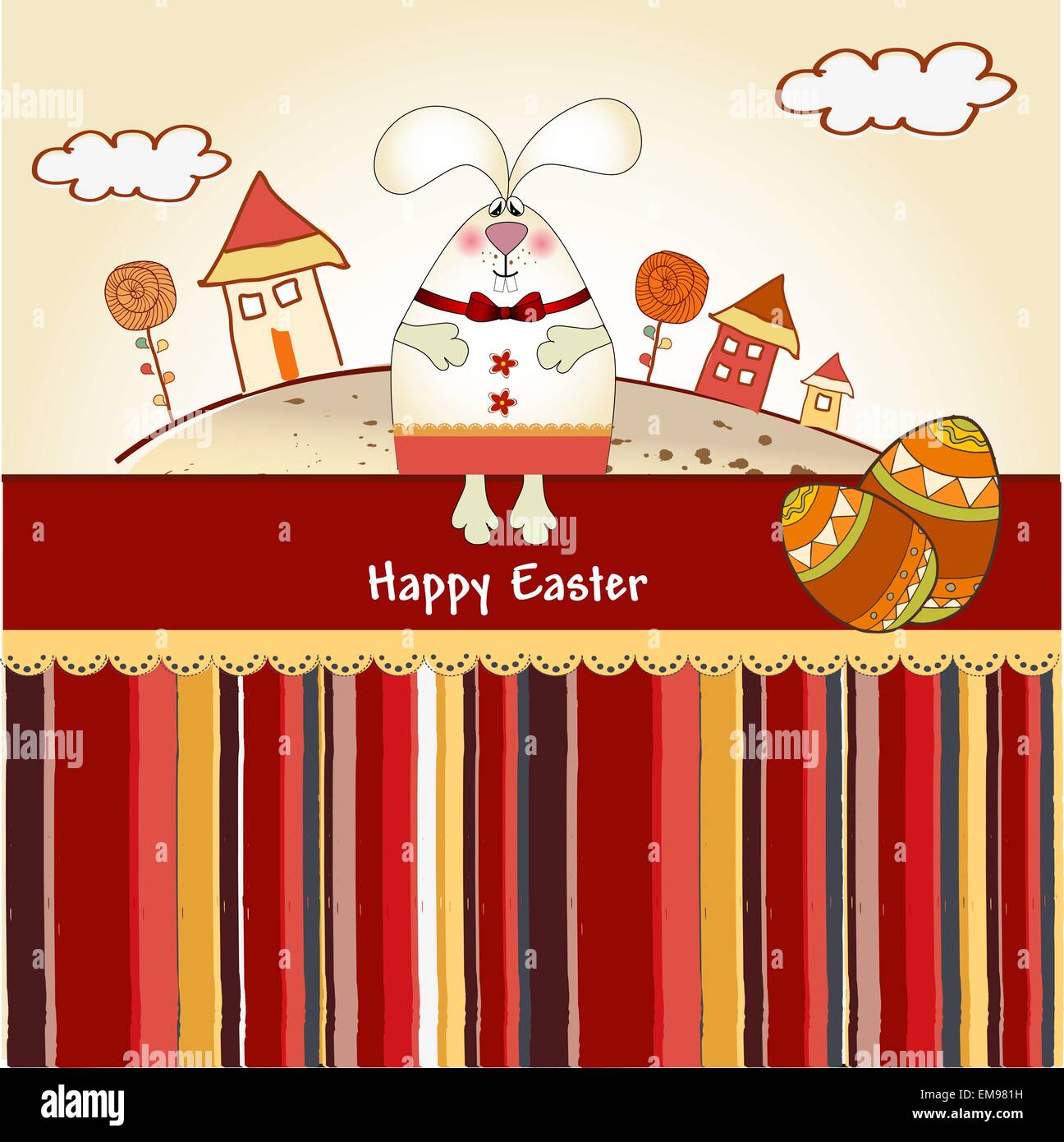 Easter bunny boy Stock Vector Images - Alamy