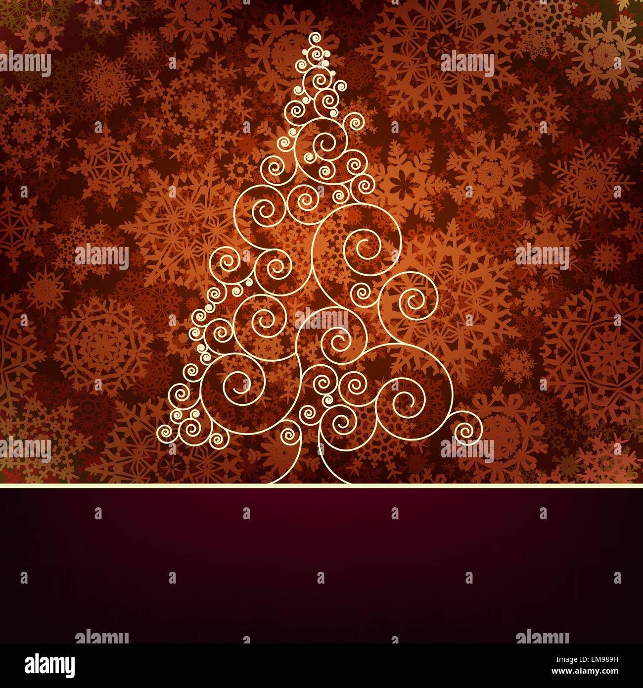 Retro christmas card Template. EPS 10 Stock Vector Image & Art - Alamy