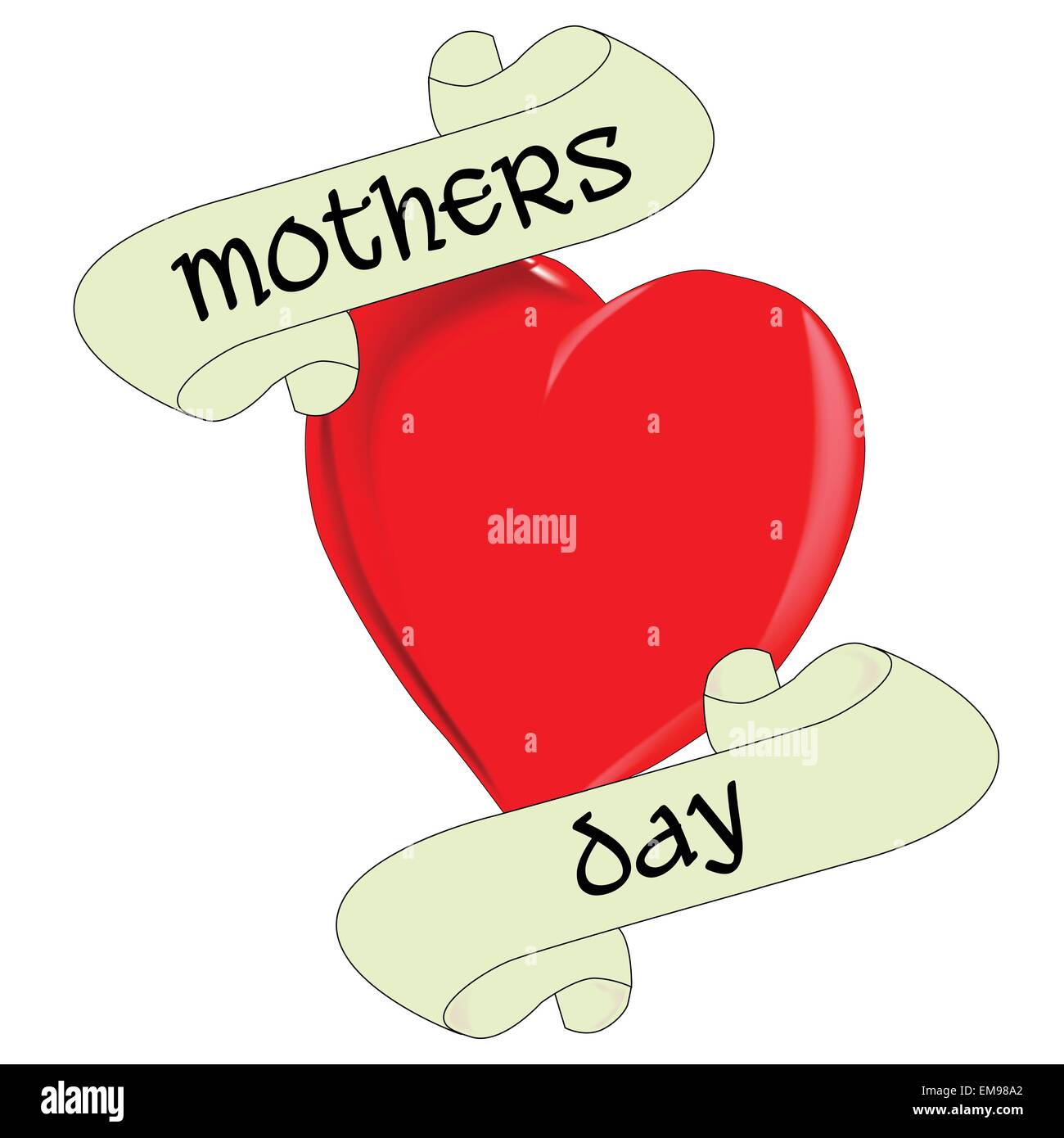 Tattoo Style Mothers Day Heart Stock Vector Image & Art - Alamy