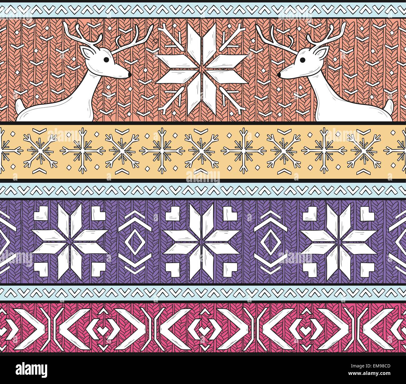 Fair isle pattern hi-res stock photography and images - Alamy