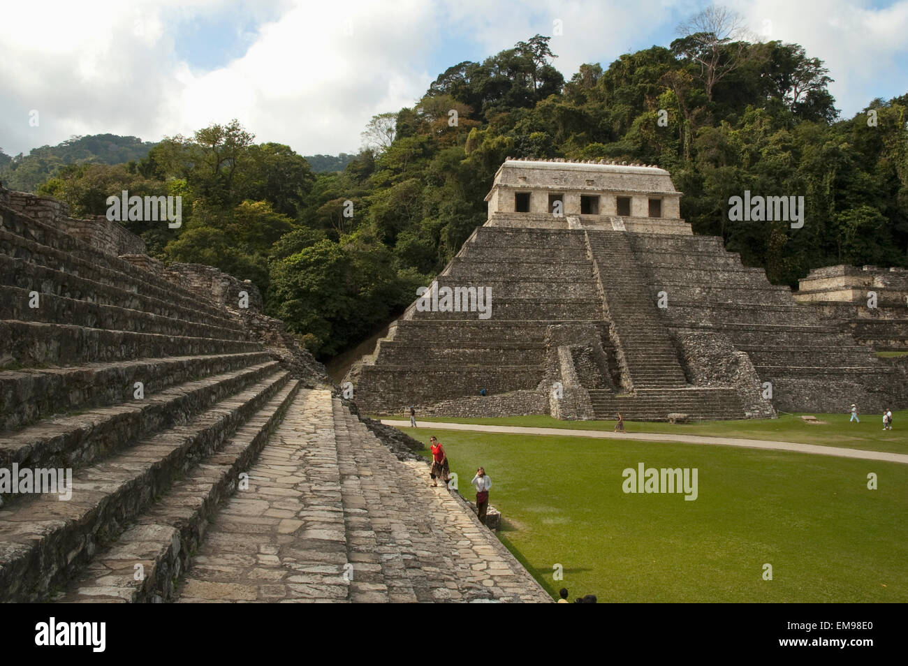 Temple Of The Inscriptions, Palenque, Chiapas, Mexico Stock Photo - Alamy