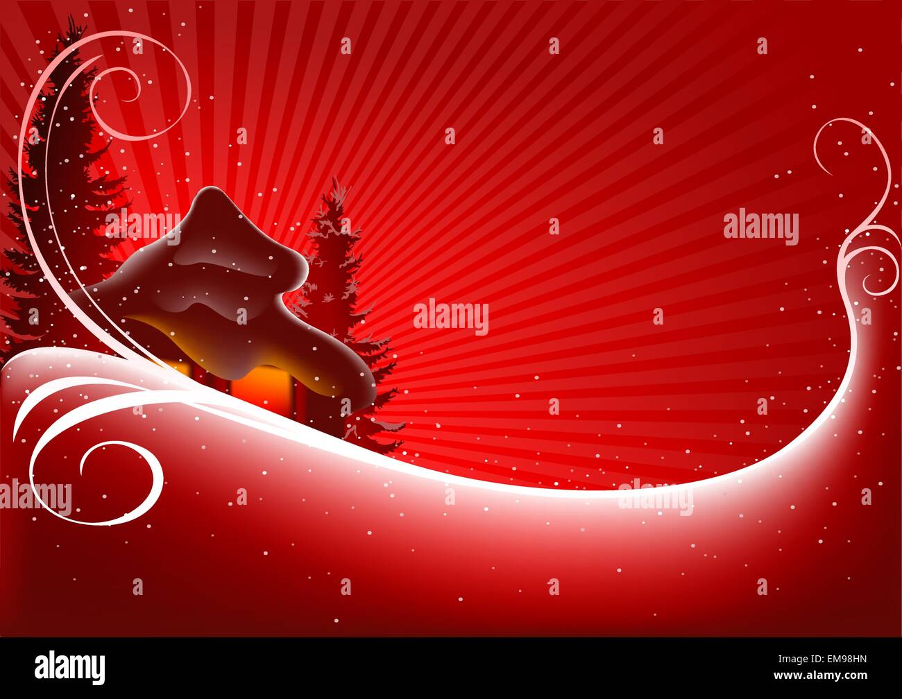 Red Christmas Greeting Stock Vector Image & Art - Alamy