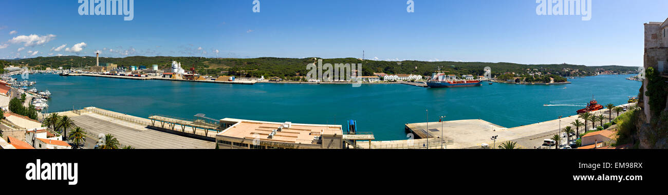 Port of mao minorca hi-res stock photography and images - Alamy