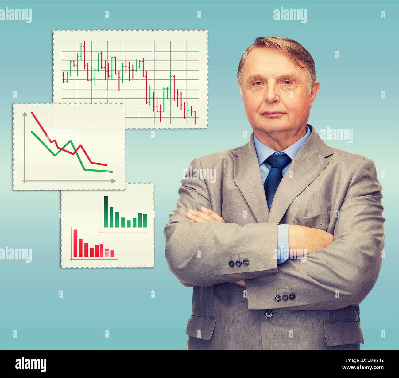 Serious coach in formal suit hi-res stock photography and images - Alamy