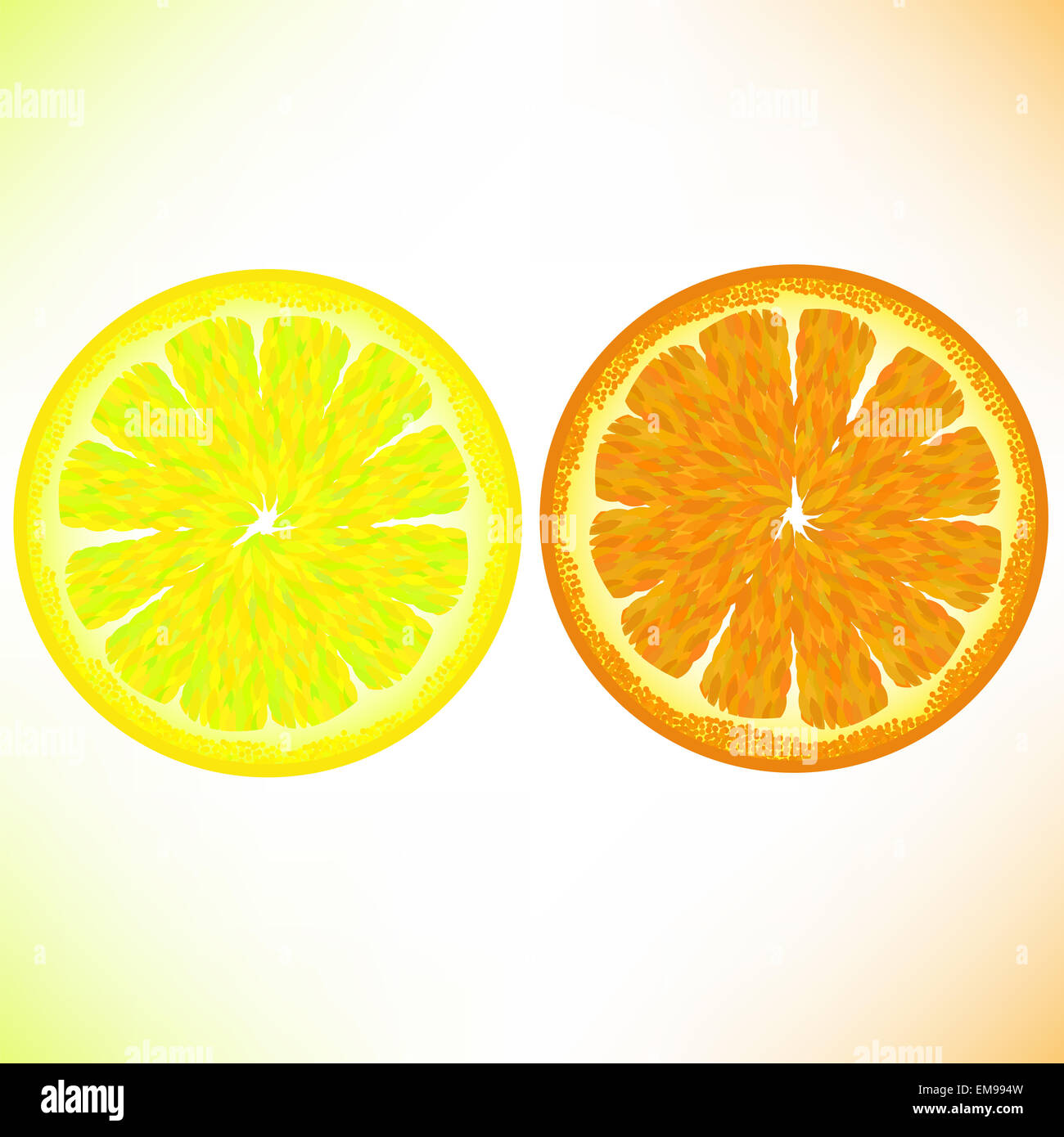 Lemon and Orange Stock Photo - Alamy