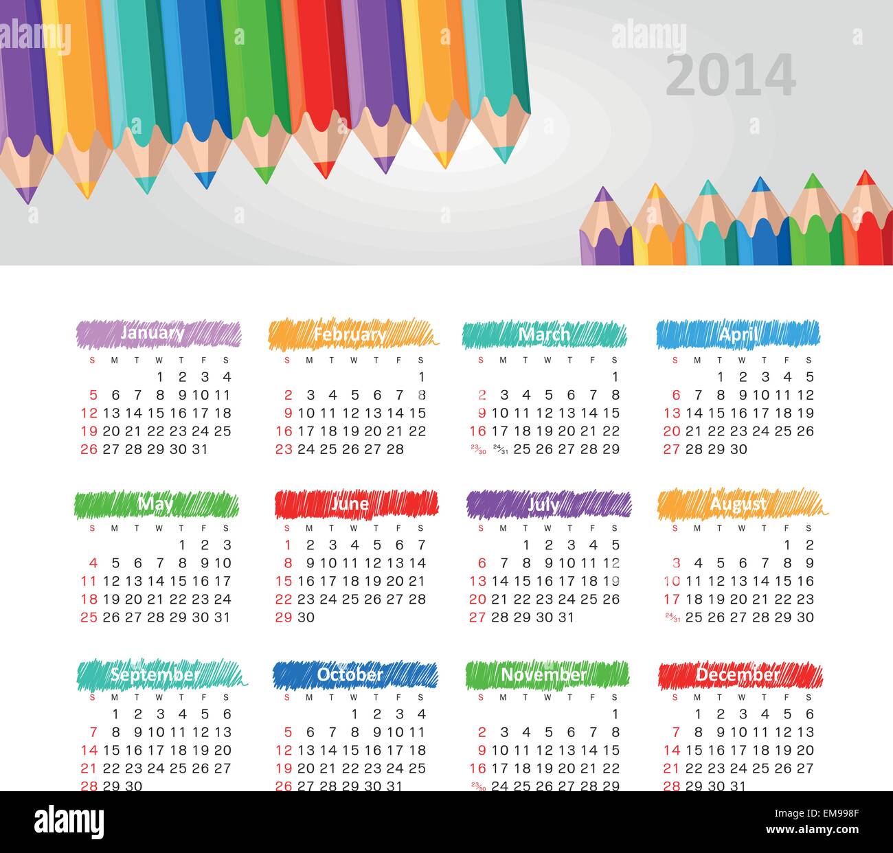 Chronological table Stock Vector Images - Alamy