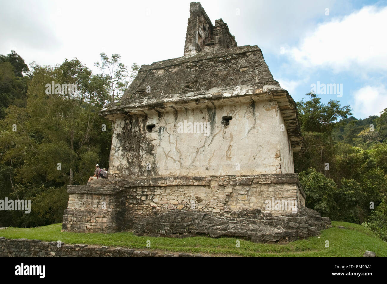 Temple Of The Sun, Palenque, Chiapas, Mexico Stock Photo - Alamy