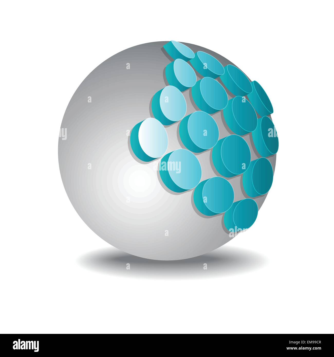 Sphere 3d design Stock Vector Image & Art - Alamy