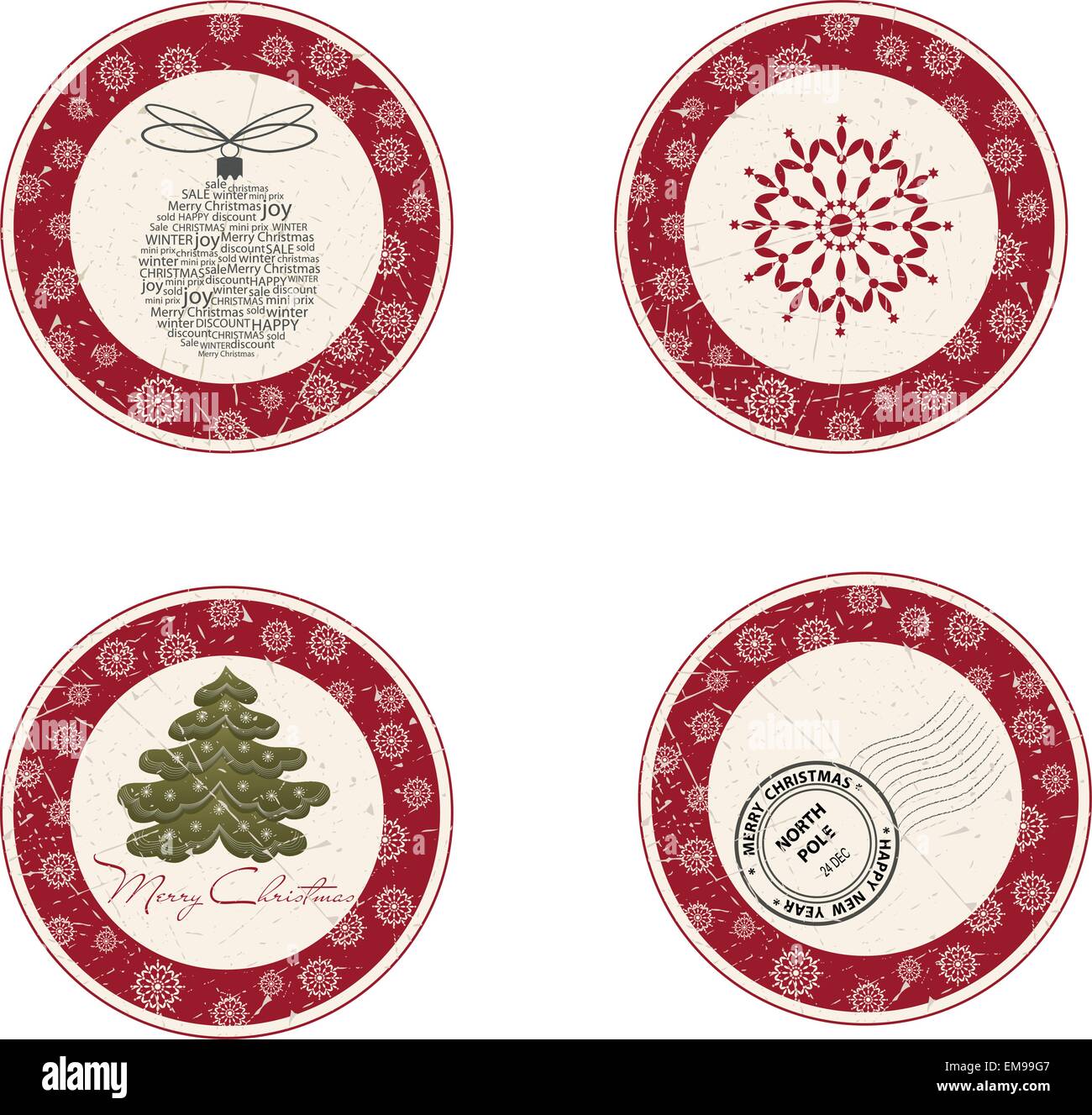 Discounts christmas Stock Vector Images - Alamy