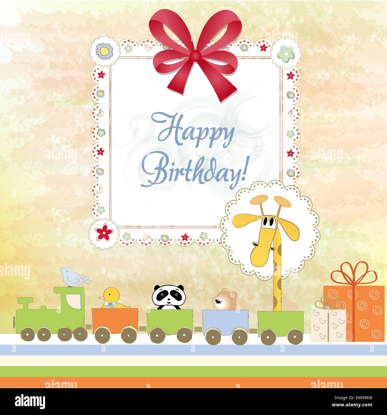Birthday holiday guest Stock Vector Images - Alamy