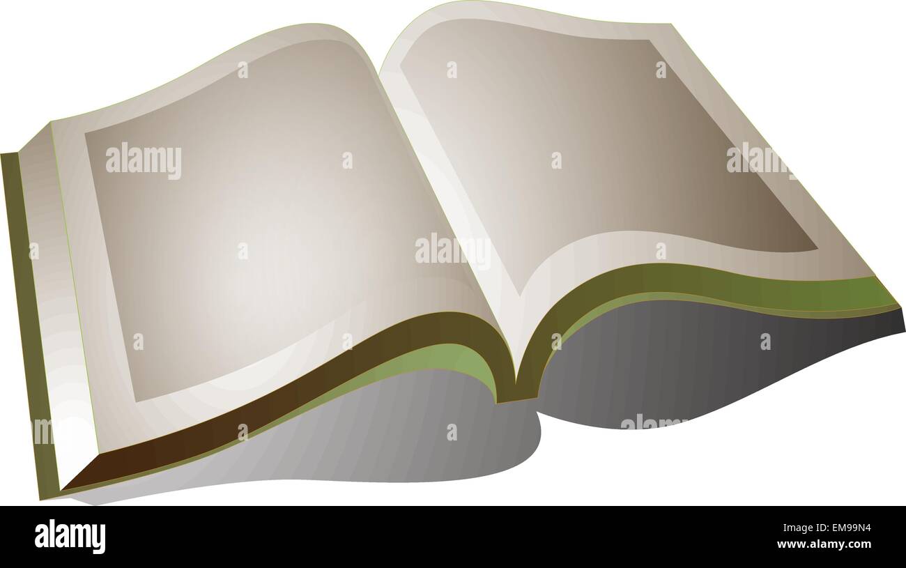 Book stack on white Stock Vector Images - Alamy