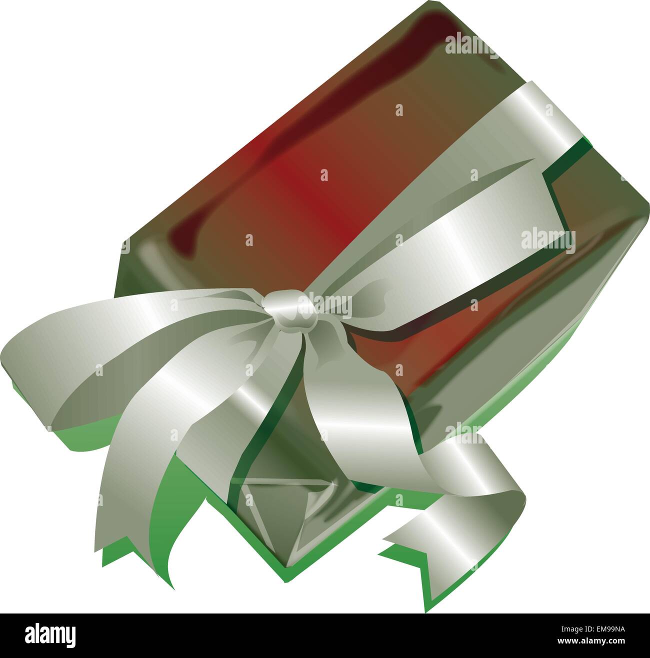 Box ribbon Stock Vector Images - Alamy