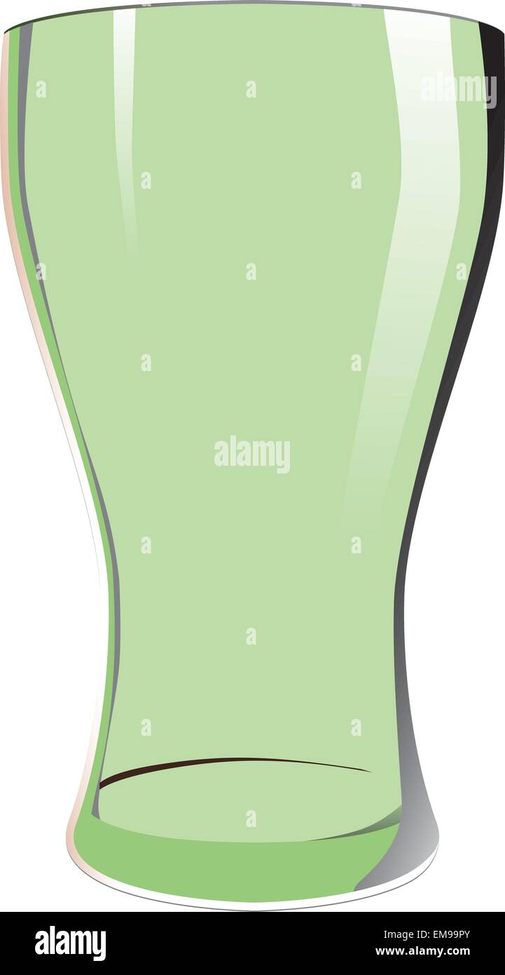 Empty drinking glass cup Stock Vector Image & Art - Alamy