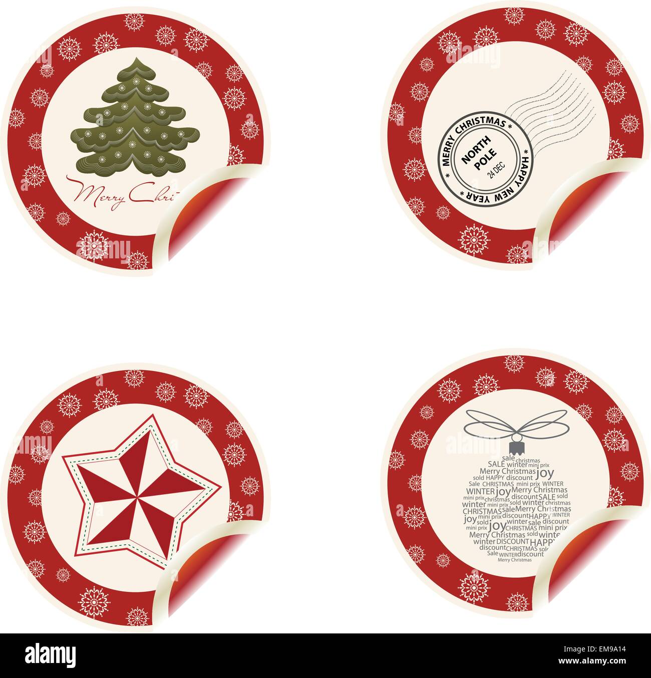 Discounts christmas Stock Vector Images - Alamy