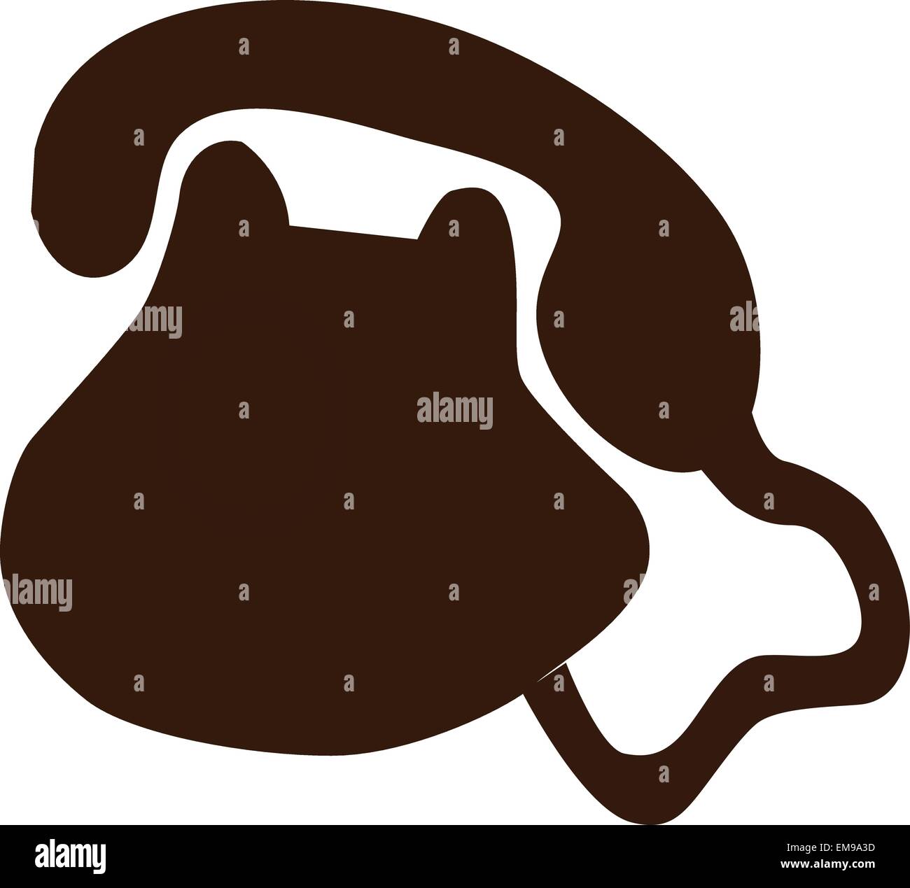 Telephone - Simple vector icon Stock Vector Image & Art - Alamy