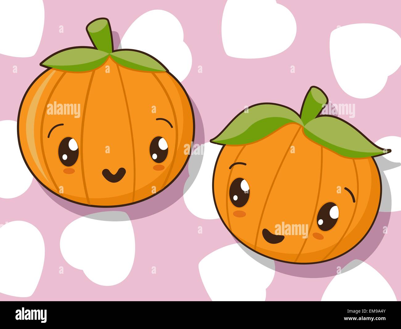 Cute kawaii head cartoon Stock Vector Images - Alamy