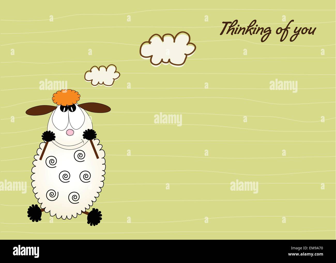 Adorable Sheep Stock Vector Images - Alamy