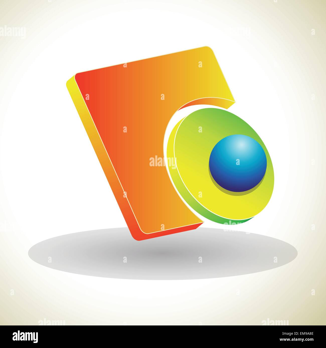 3d abstract sign Stock Vector Image & Art - Alamy