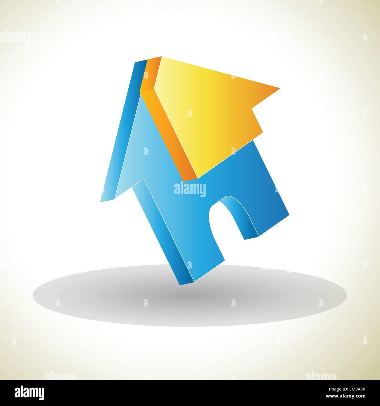 3d abstract sign Stock Vector Image & Art - Alamy