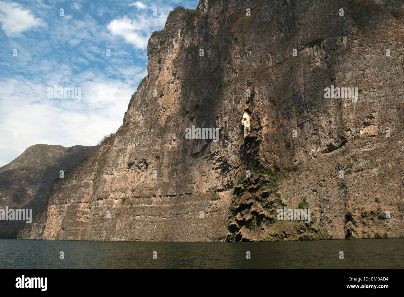 Christmas Tree Formation, Sumidero Canyon, Chiapas, Mexico Stock Photo ...