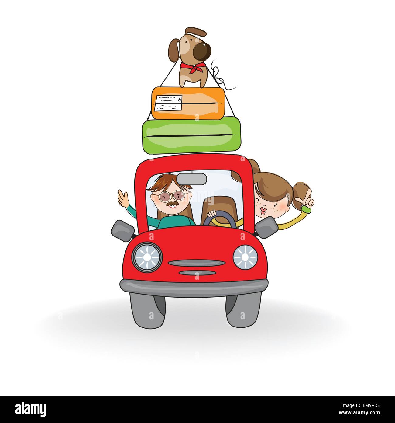 Cartoon highway road Cut Out Stock Images & Pictures - Alamy