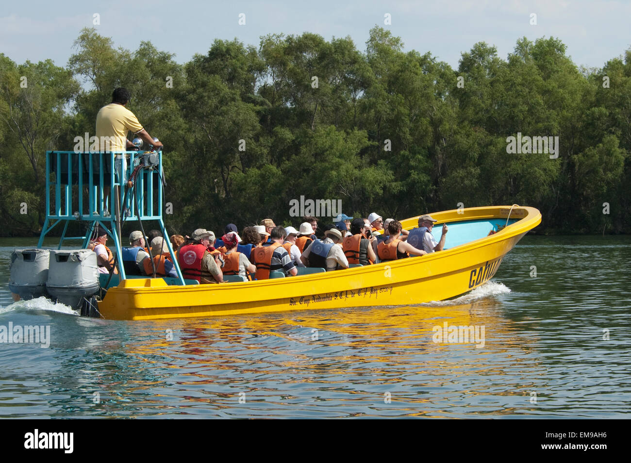 Tour Boat In The Grijalva River, Sumidero Canyon, Chiapas, Mexico Stock ...