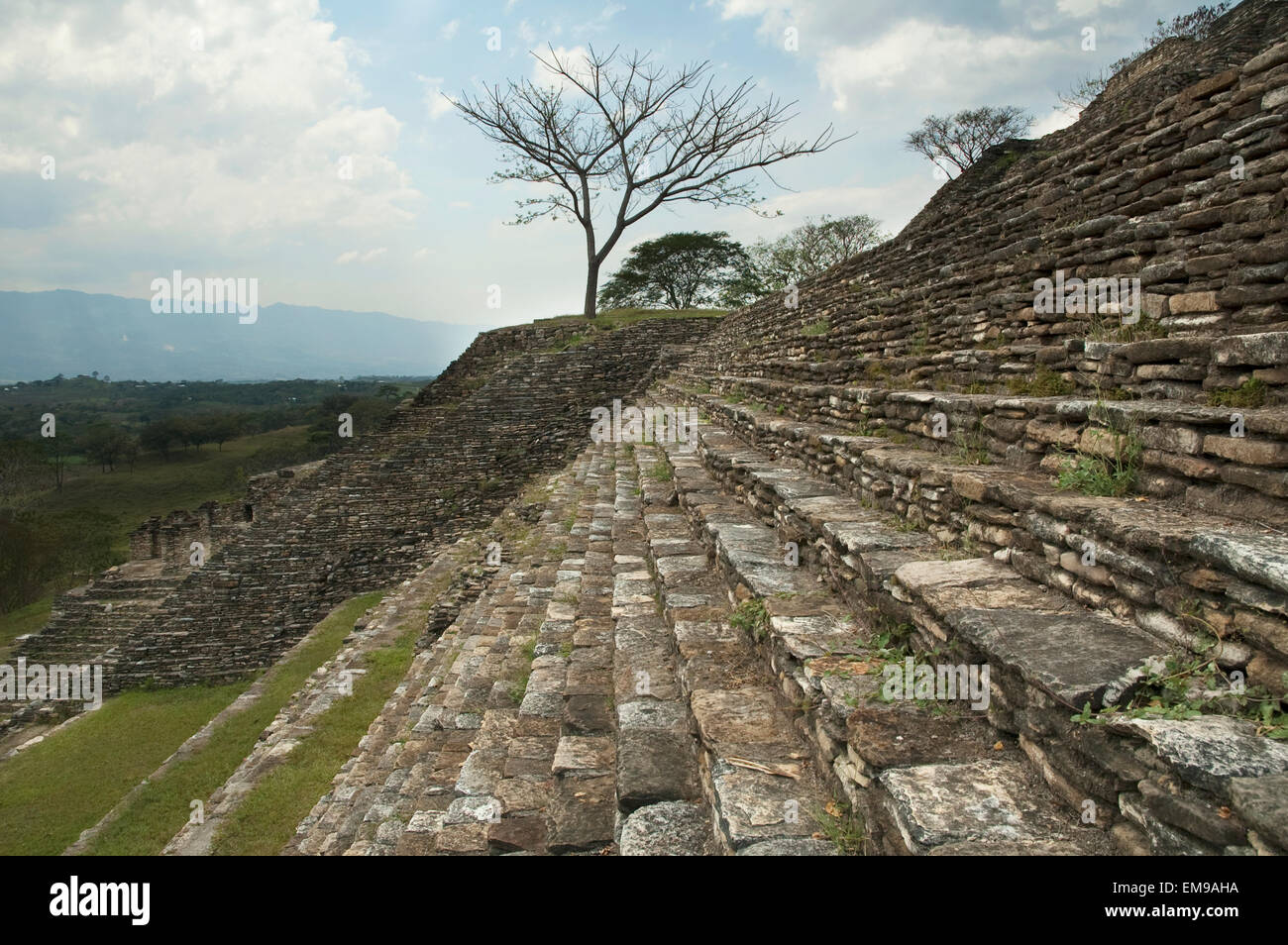 Pre columbian ruins of tonina hi-res stock photography and images - Alamy