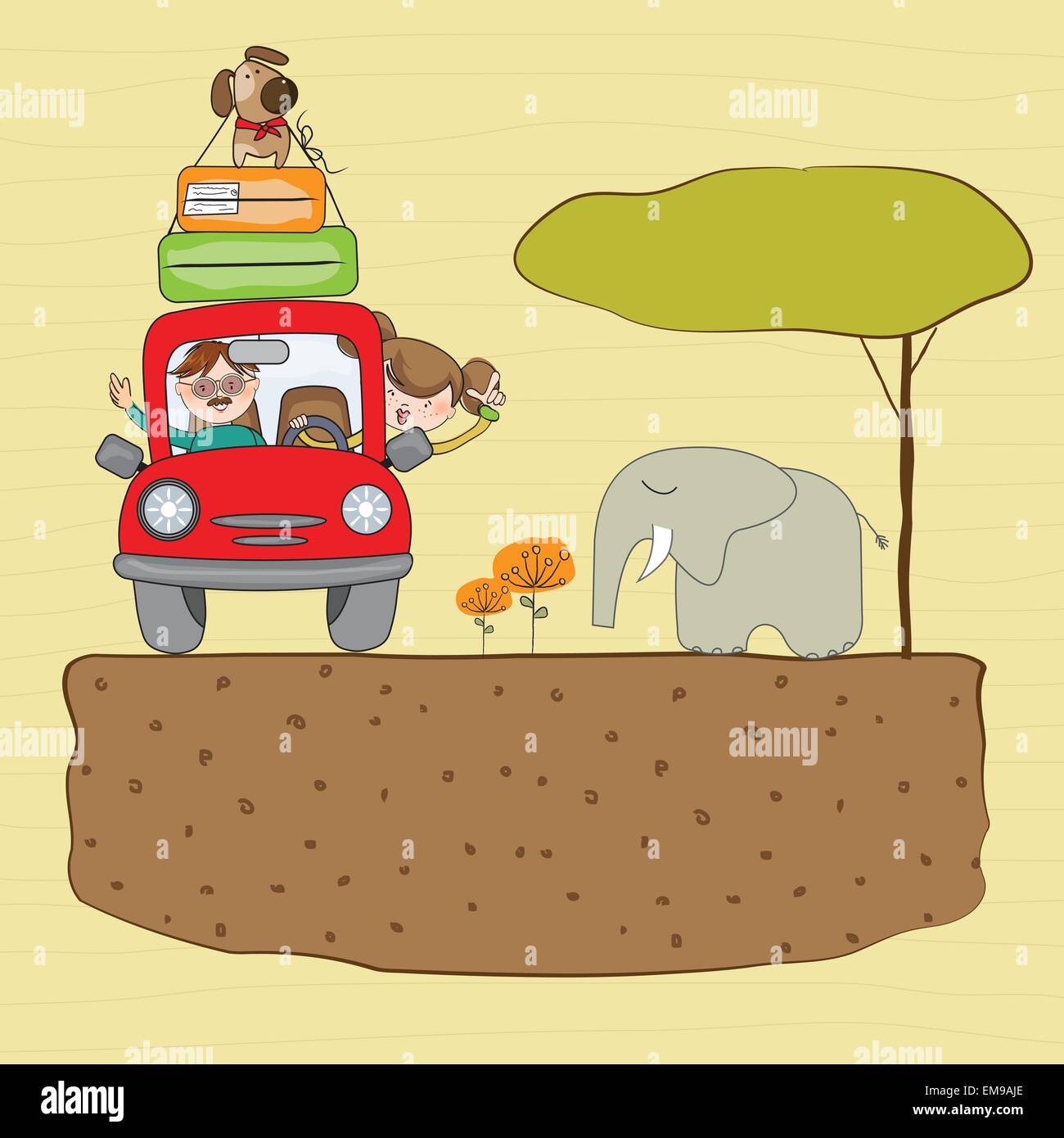 Cartoon city and highway Stock Vector Images - Alamy