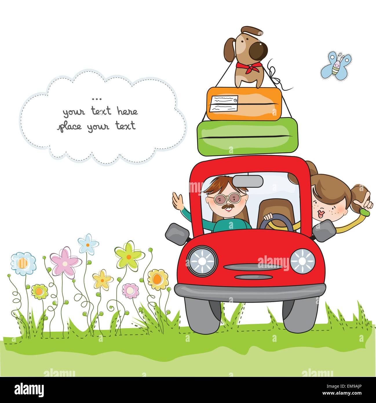 Cartoon holiday hi-res stock photography and images - Alamy