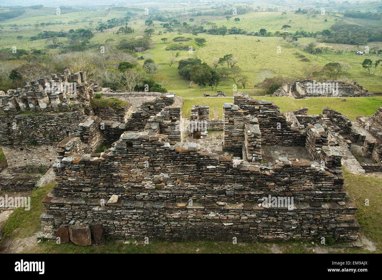 Top Of The Acropolis, Tonina, Chiapas, Mexico Stock Photo - Alamy